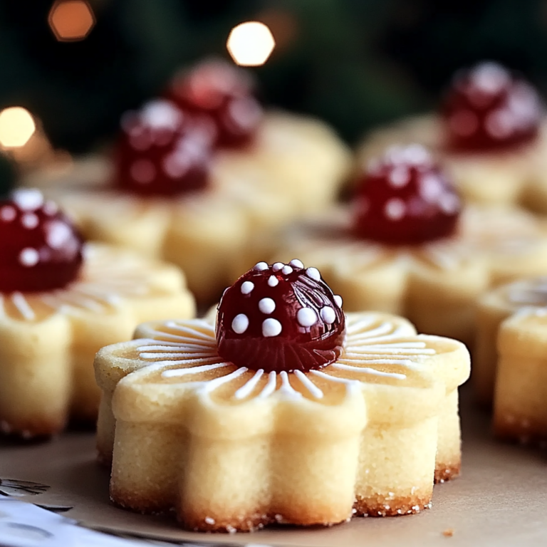 4-Ingredient Christmas Shortbread Cookies – Beth's Quick Bites