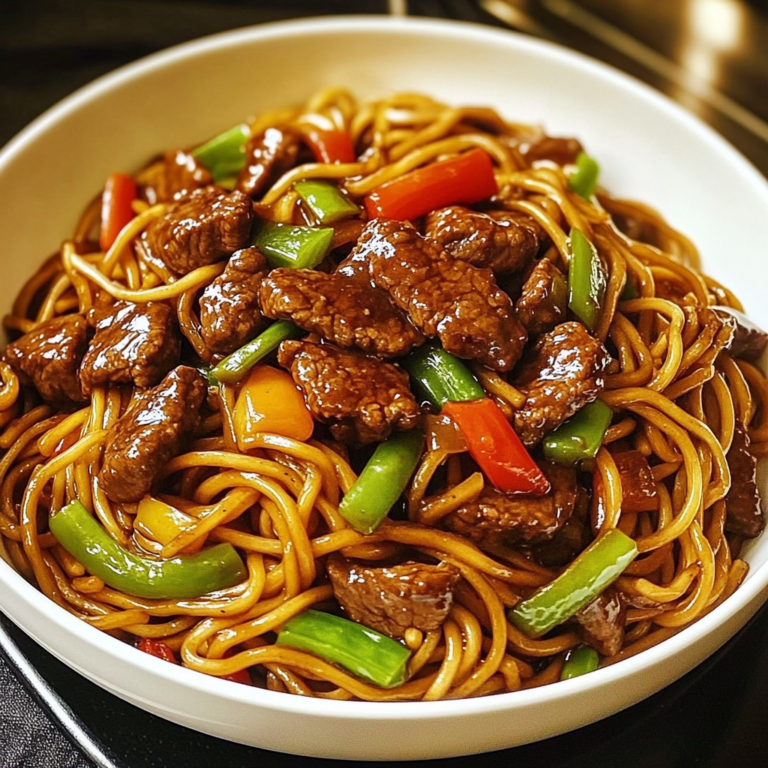 Beef Stir Fry with Noodles and Sticky Sauce – Beth's Quick Bites
