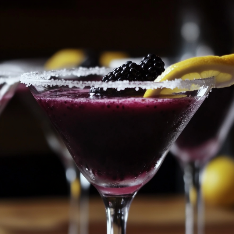 Blackberry Lemon Drop Martini – Beth's Quick Bites