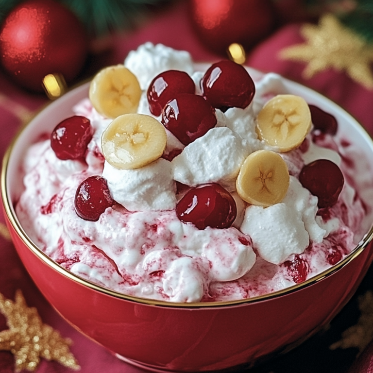 Christmas Cherry Fluff – Beth's Quick Bites