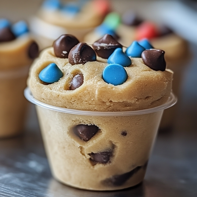 Edible Cookie Dough Cups – Beth's Quick Bites