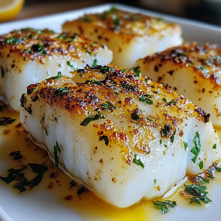 Garlic Butter Baked Cod Fillets – Beth's Quick Bites