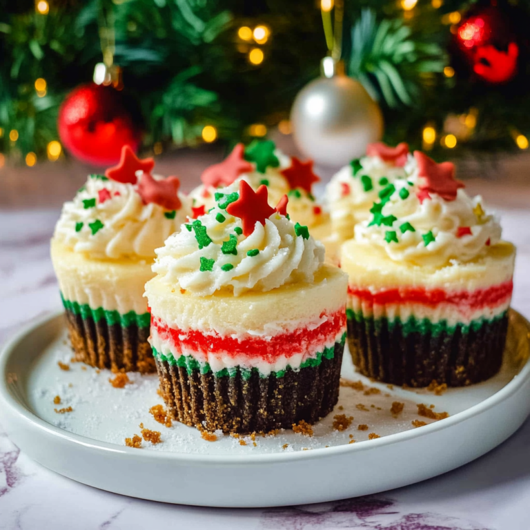 Mini Christmas Cheesecakes – Beth's Quick Bites