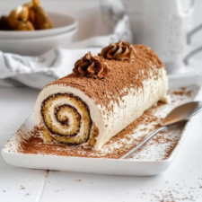 No-Bake Vanilla Tiramisu Roll – Beth's Quick Bites