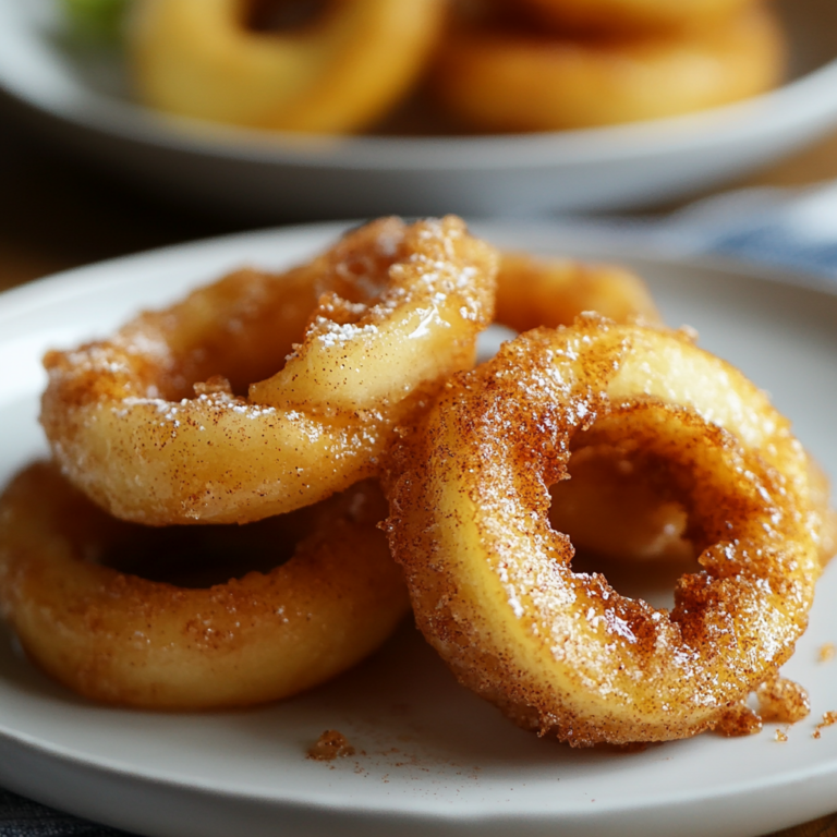 Fried Cinnamon Apple Rings Recipe – Beth's Quick Bites