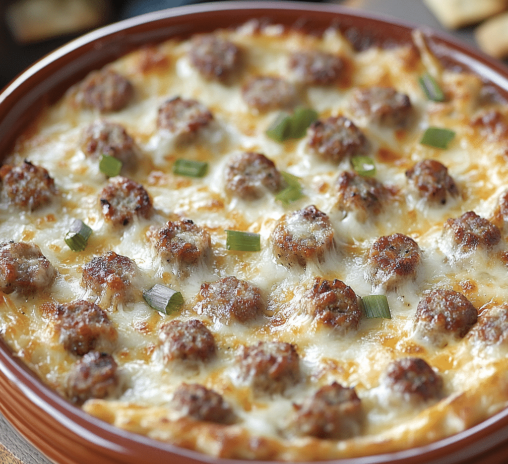 Hot Sausage Beer Cheese Dip – Beth's Quick Bites
