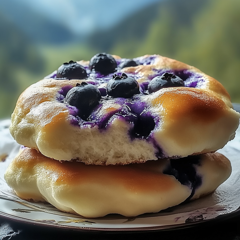 Blueberry Fluffy Cottage Cheese Cloud Bread – Beth's Quick Bites