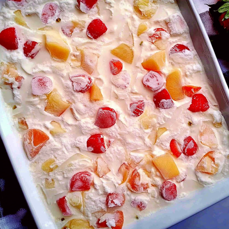 Easy Frozen Fruit Salad – Beth's Quick Bites