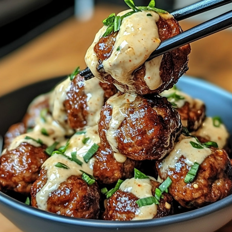 Korean BBQ Meatballs with Spicy Mayo Dip – Beth's Quick Bites
