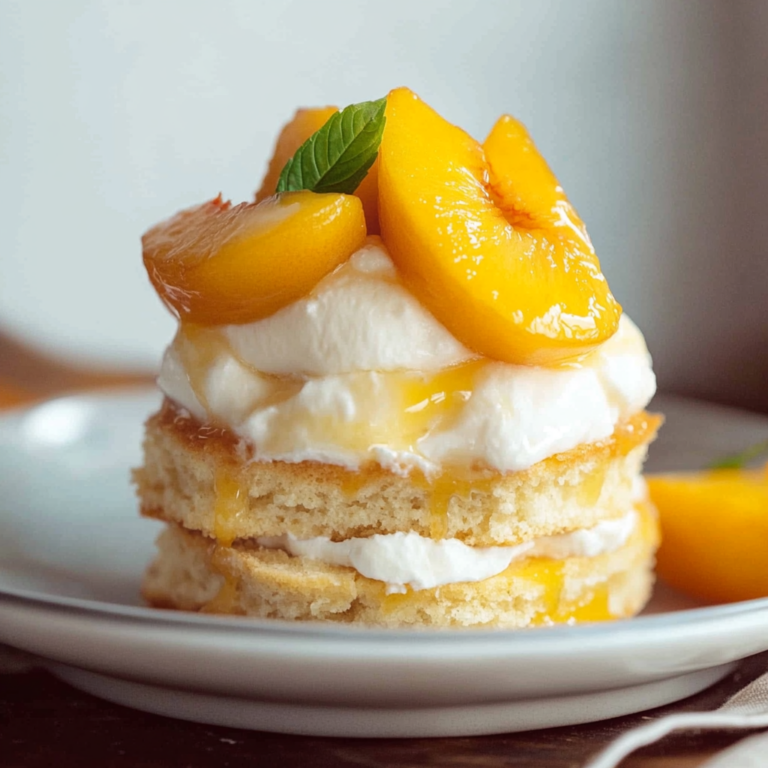 Peach Shortcake – Beth's Quick Bites