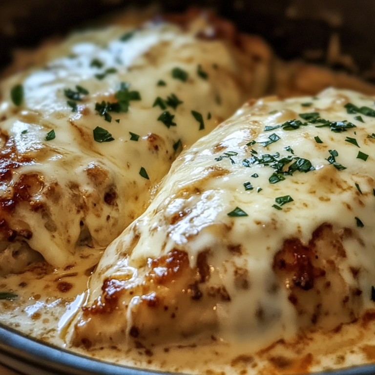 Slow Cooker Cheesy Mozzarella Chicken – Beth's Quick Bites