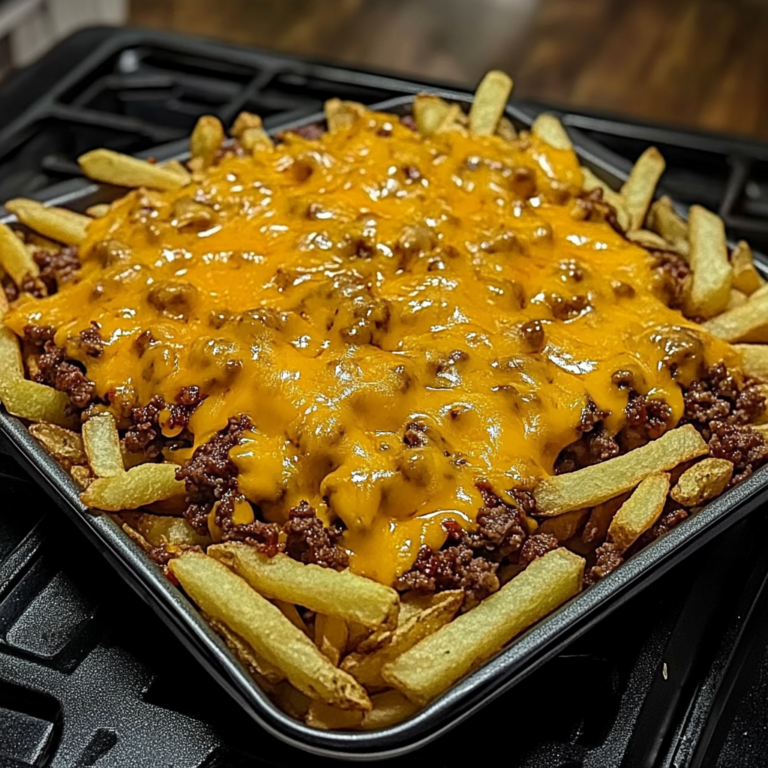 Cheesy Loaded Beef Fries – Beth's Quick Bites