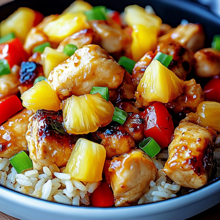 Hawaiian Pineapple Chicken and Rice – Beth's Quick Bites