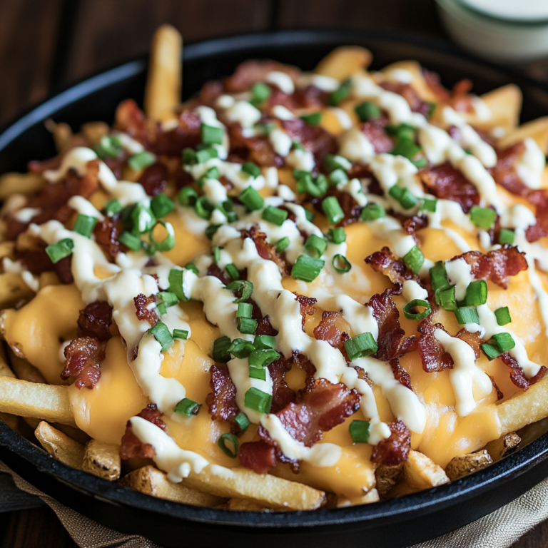 Loaded Bacon Cheese Fries Recipe – Beth's Quick Bites