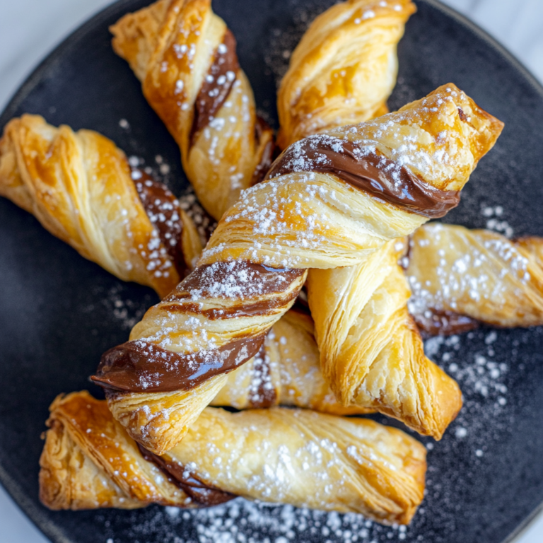 Puff Pastry Nutella Twists – Beth's Quick Bites