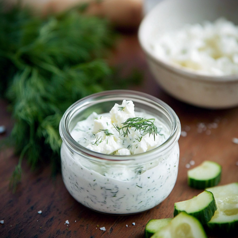 Creamy Feta and Dill Dressing – Beth's Quick Bites
