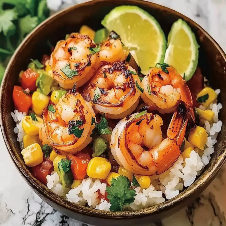 Fiesta Shrimp Rice Bowl Recipe – Beth's Quick Bites