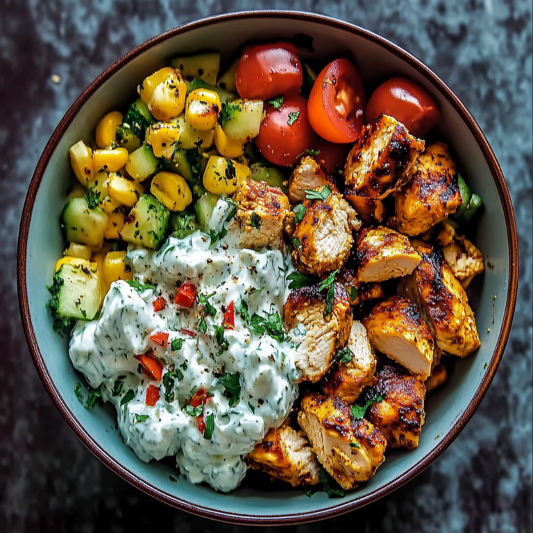 Greek Chicken Tzatziki Bowls Recipe – Beth's Quick Bites
