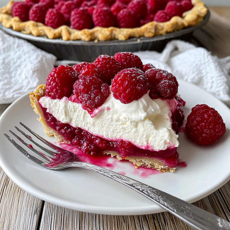 Raspberry Cream Pie Recipe – Beth's Quick Bites