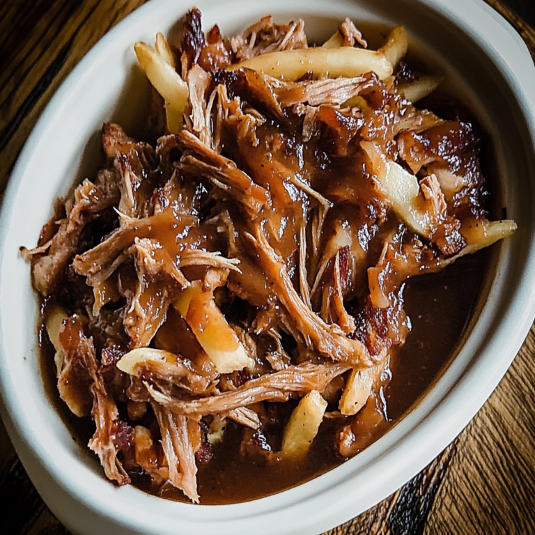Smoked Pulled Pork Poutine Recipe – Beth's Quick Bites