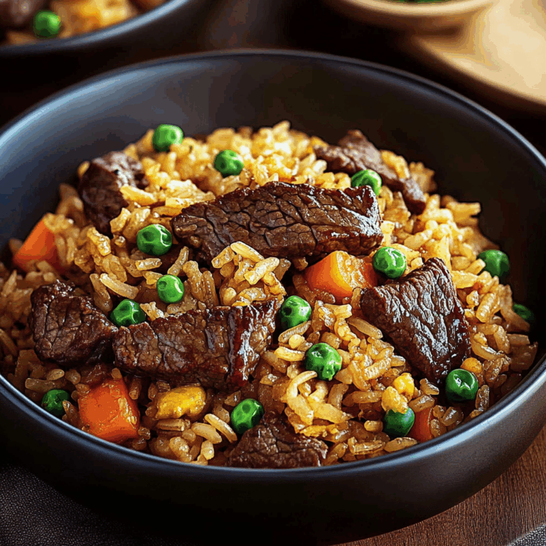 Beef Steak Fried Rice – Beth's Quick Bites