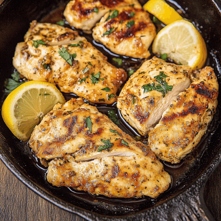 Garlic Butter Chicken with Lemon Parmesan Pasta – Beth's Quick Bites