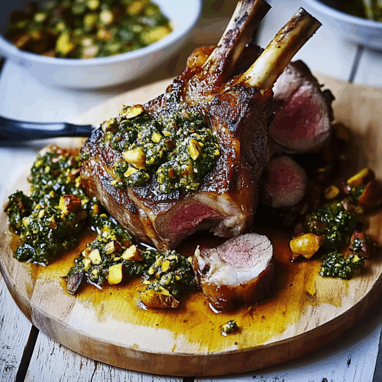 Buttermilk Brined Lamb With Mint and Pistachio Relish – Beth's Quick Bites