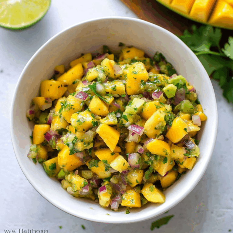 Easy Mango Salsa Recipe – Beth's Quick Bites